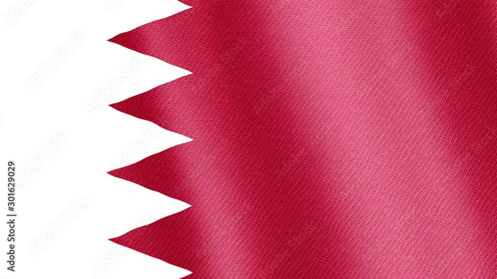 Flag Bahrain - 4K high resolution flag, evolving in the wind. Full HD ...