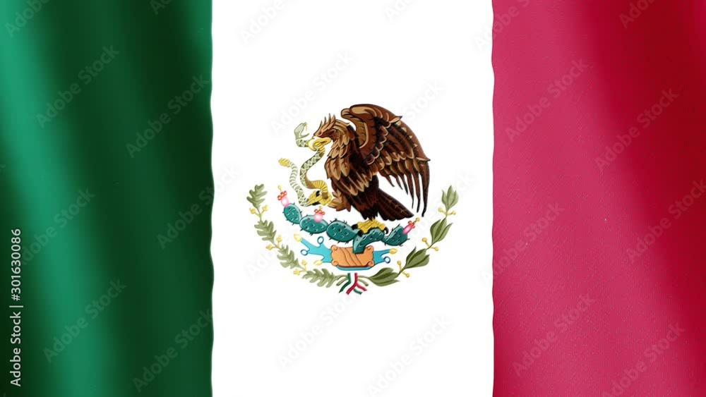 Flag of Mexico - United Mexican States (UMS) 4K high resolution flag ...