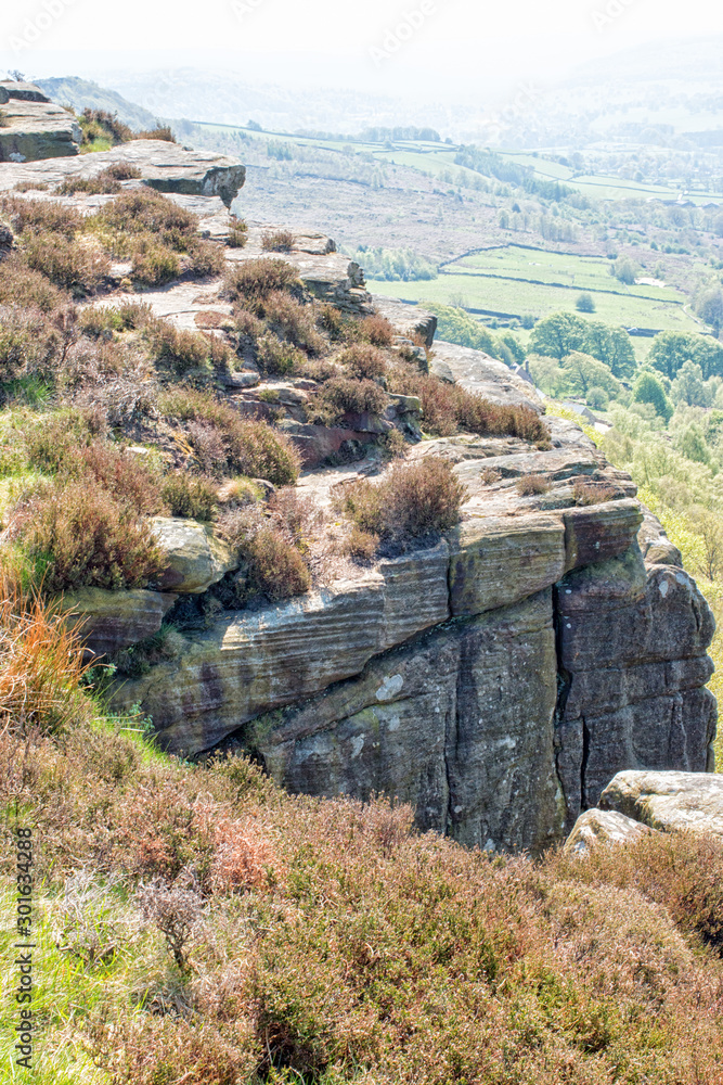 Foto de Curbar Gap and Frogatt Edge Hope Valley, Derbyshire Peak ...
