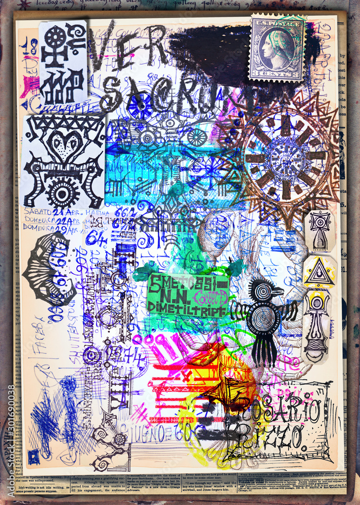 Manuscripts with esoteric, scientific, astrological and alchemical ...