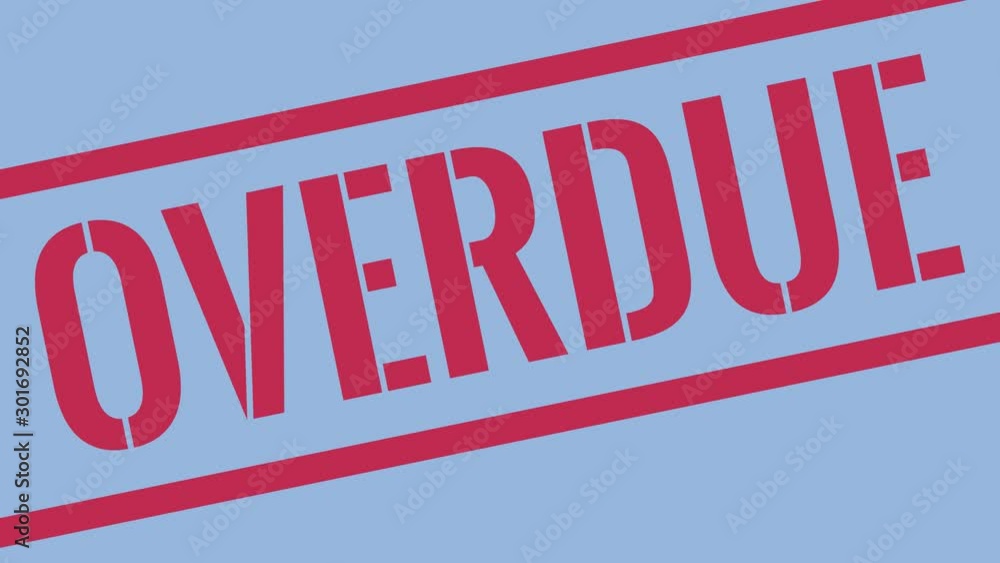 Invoice letters piling up. Seamless looped cartoon animation. Payment ...