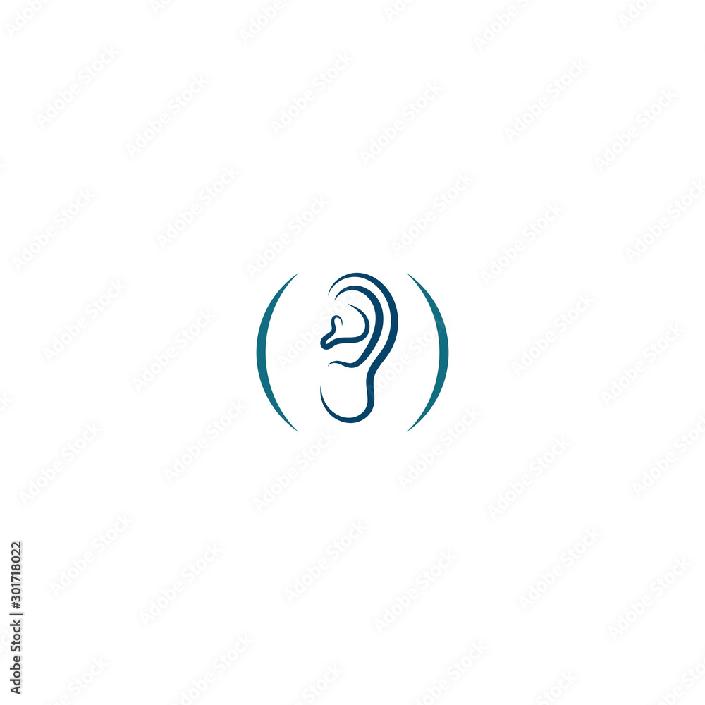 ear logo and symbols vector app icons Stock Vector | Adobe Stock