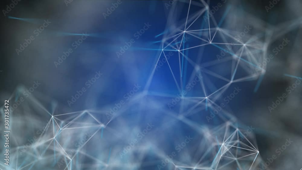 Moving lines as cyberspace technology background Stock Video | Adobe Stock