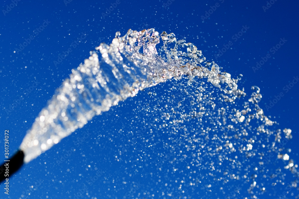 Stream Of Water From Hose