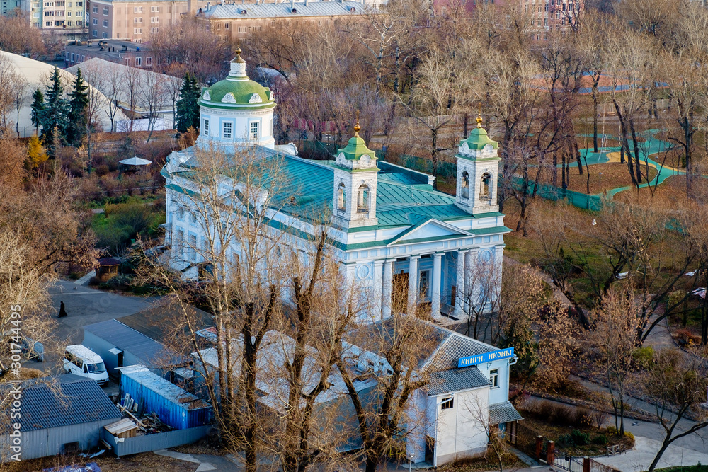 Moscow, Festival Park. Church of the Holy Spirit of Descent at ...