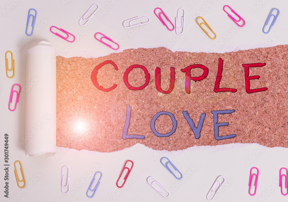 Handwriting text Couple Love. Conceptual photo two showing who love ...