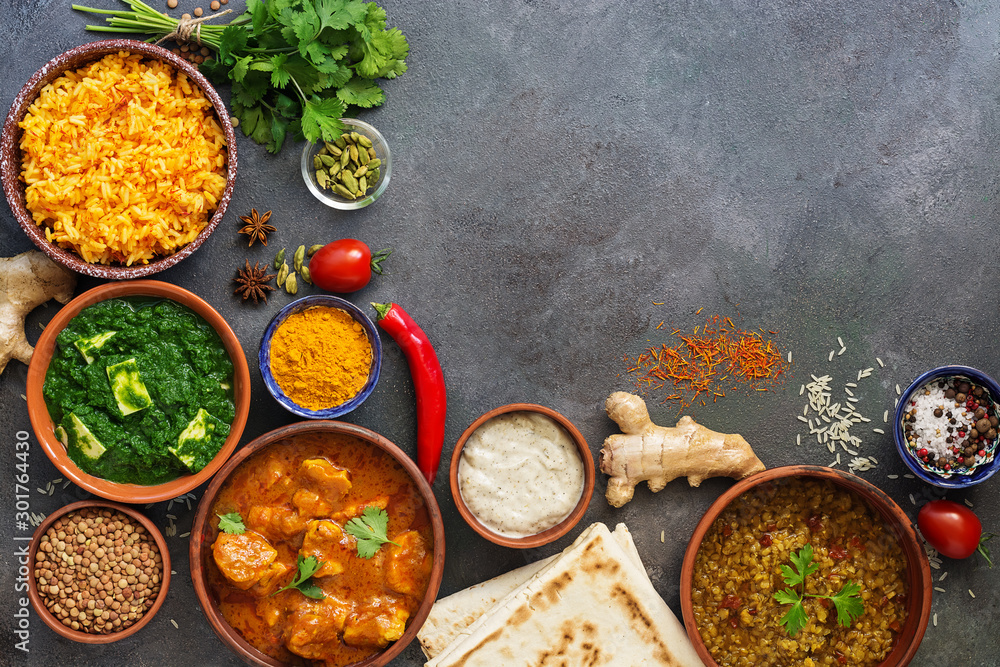 Indian Menu Background