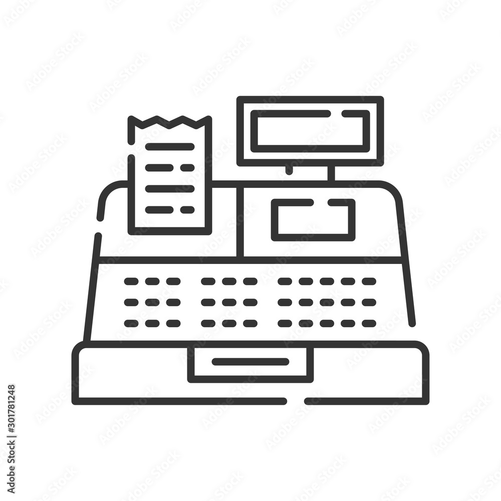 Cash Register Pictogram