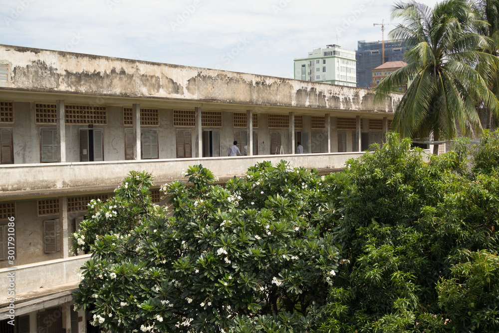 Tuol Sleng / Prison S21 in Phnom Penh, Cambodia. Stock Photo | Adobe Stock