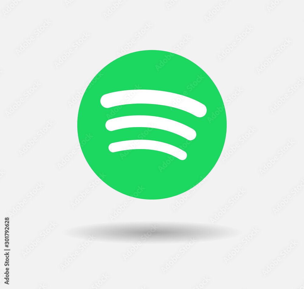 Spotify editorial .Spotify logo. Spotify vector Stock Vector | Adobe Stock