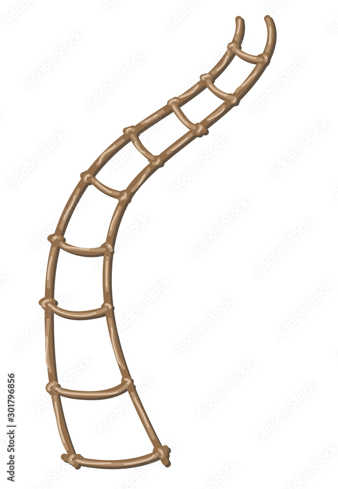 Rope Ladder Vector