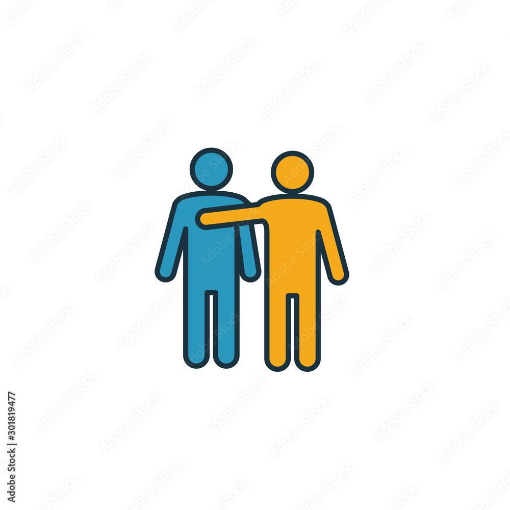 Empathy icon. Simple element from soft skills icons collection ...