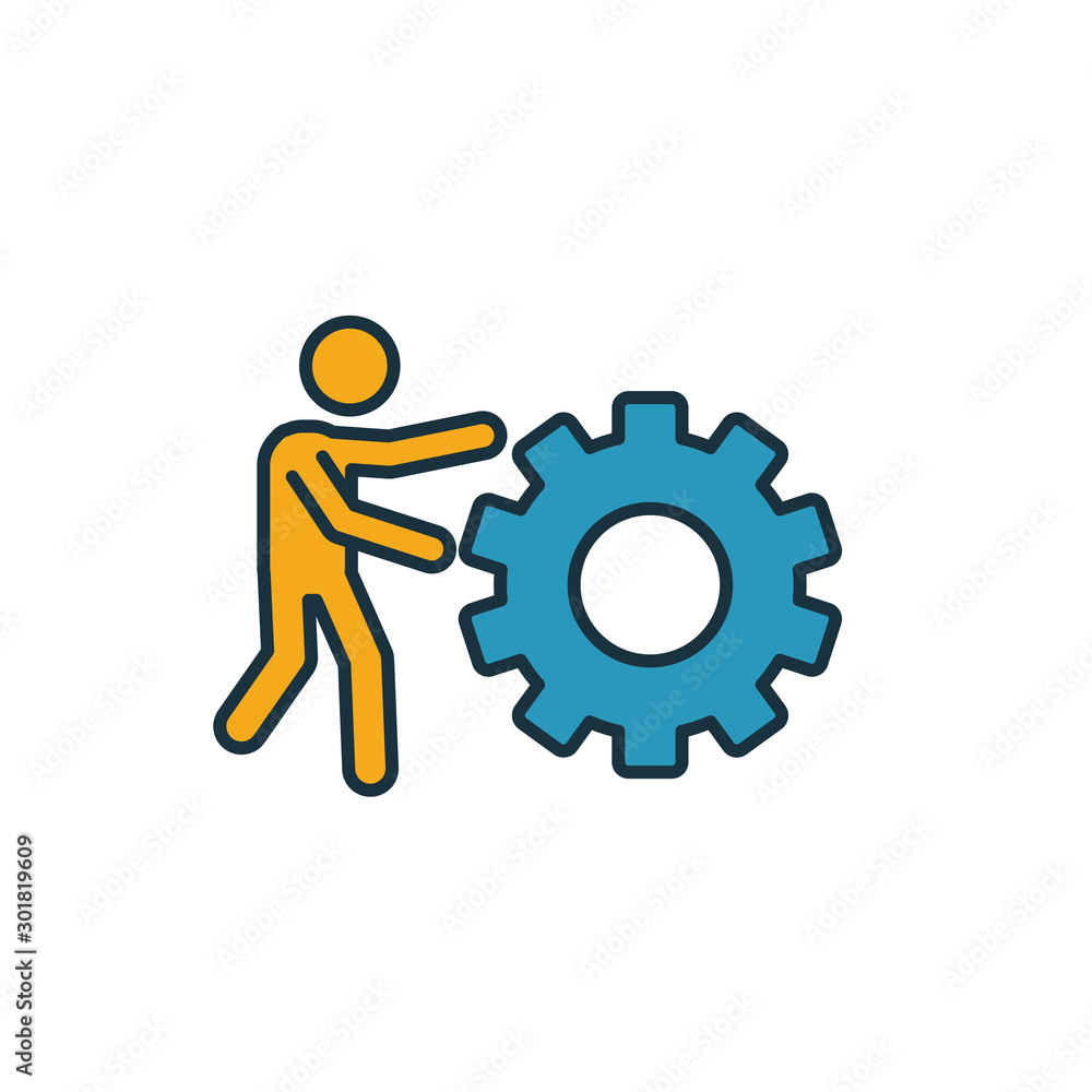 Assertiveness icon. Simple element from soft skills icons collection ...