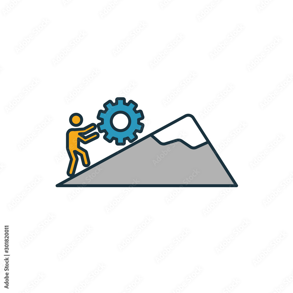 Persistence icon. Simple element from soft skills icons collection ...