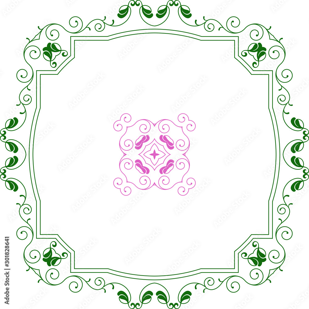 Frame Border Design Stock Vector | Adobe Stock