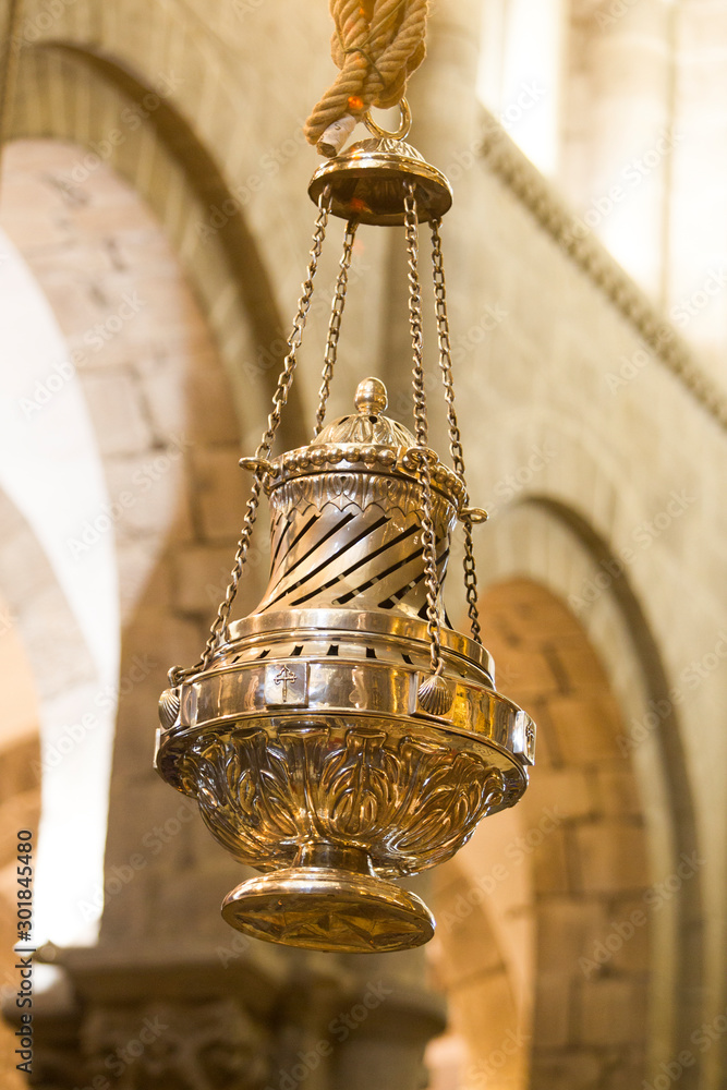 Stockfoto Botafumeiro de la Catedral de Santiago de Compostela | Adobe ...