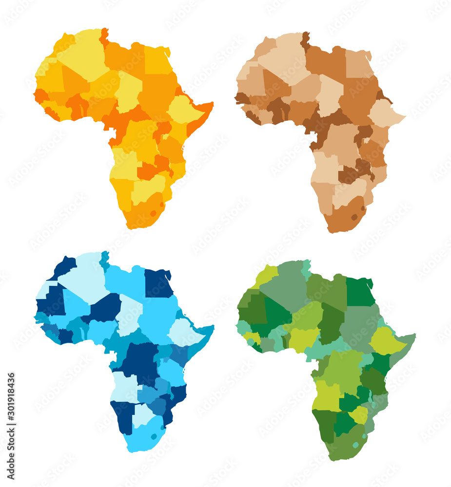 Africa map vector illustration Stock Vector | Adobe Stock