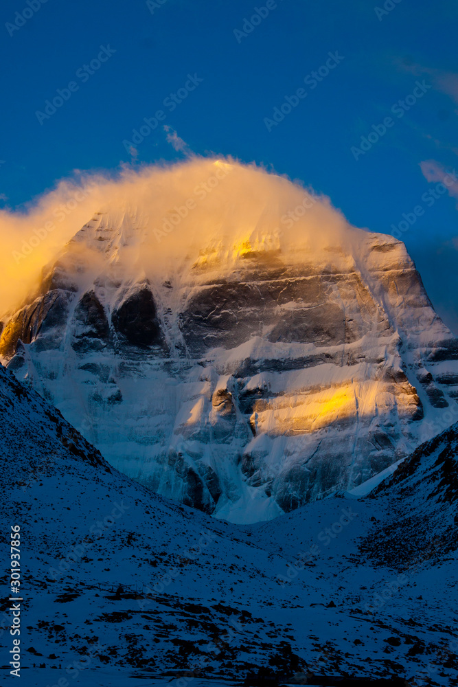 Kailash Tibet North side Sunrise Stock Photo | Adobe Stock