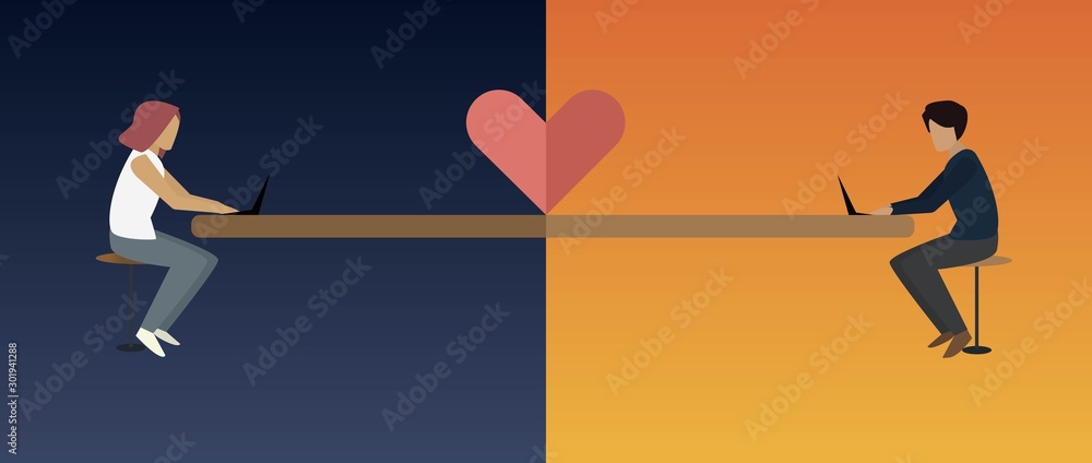 Long Distance Relationship Art