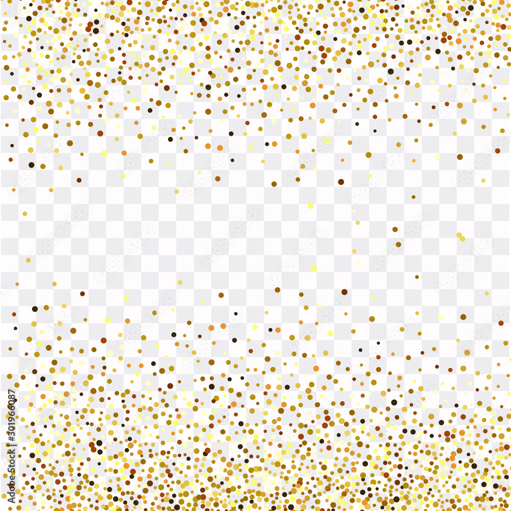 Gold Confetti Clipart Transparent