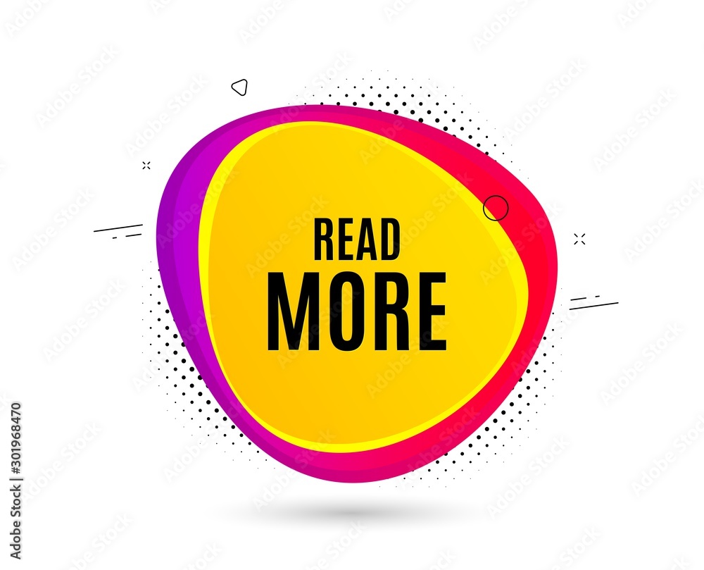 Read More symbol. Banner text shape. Navigation sign. Get description ...