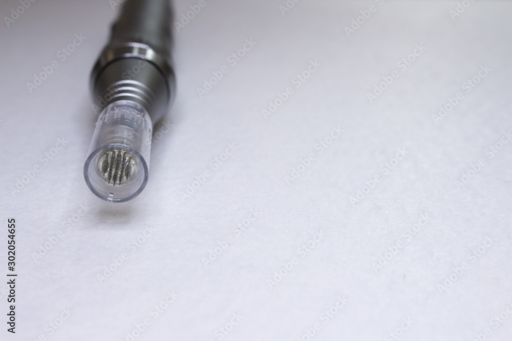 Dermis stamp electric pen. Dermapen. Needle mesotherapy treatment ...