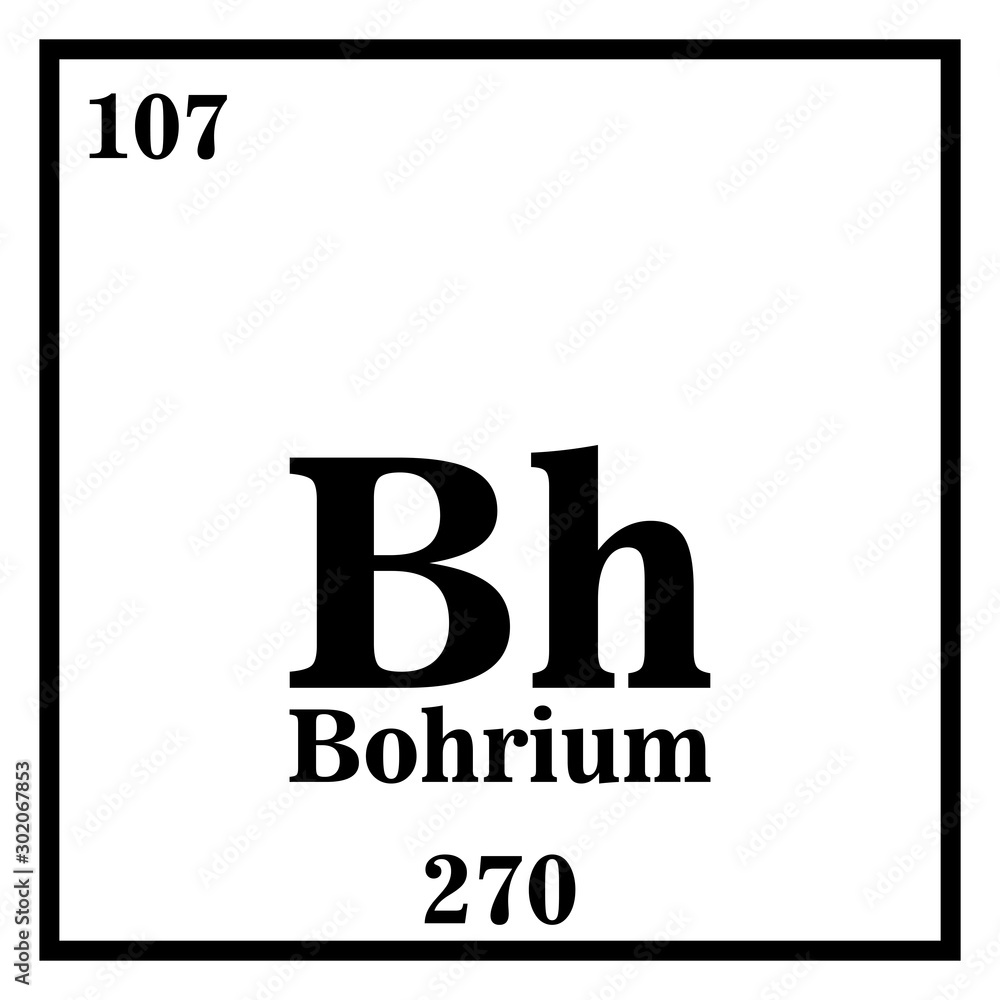 Bohrium Symbol