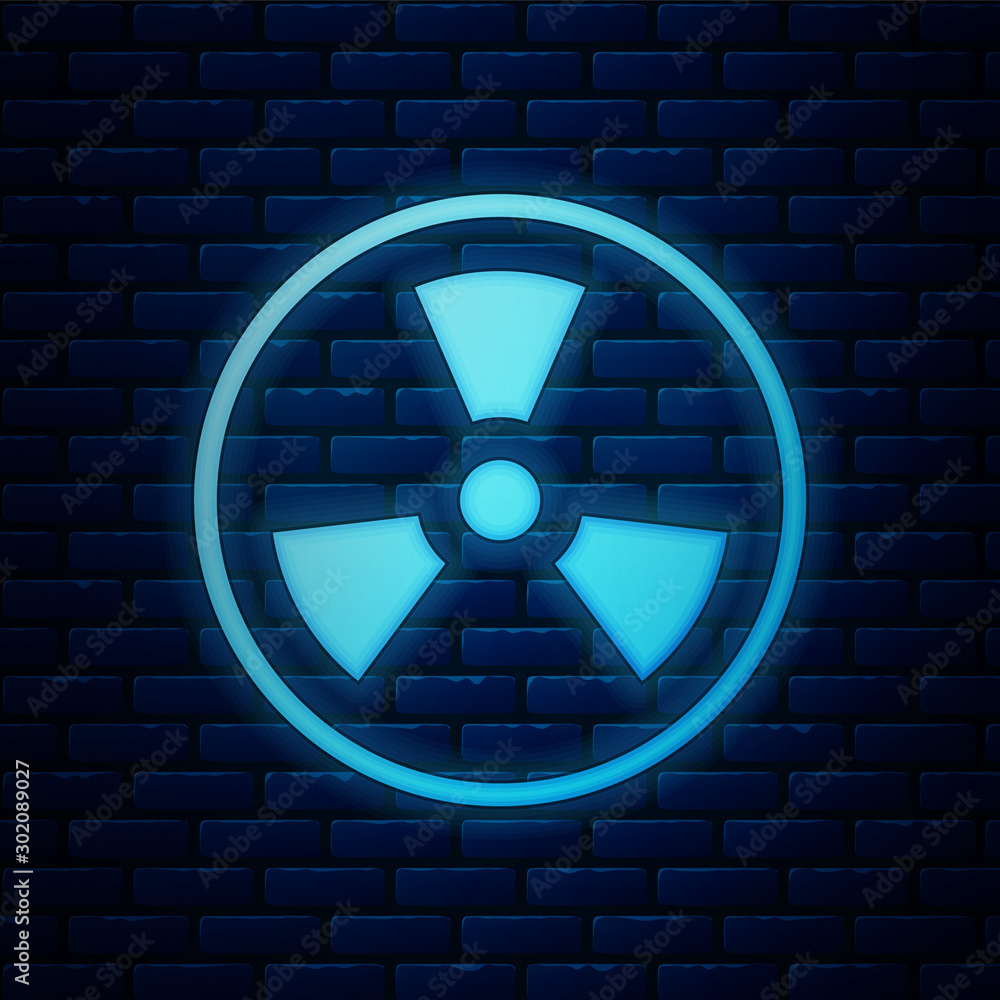 Neon Toxic Symbol