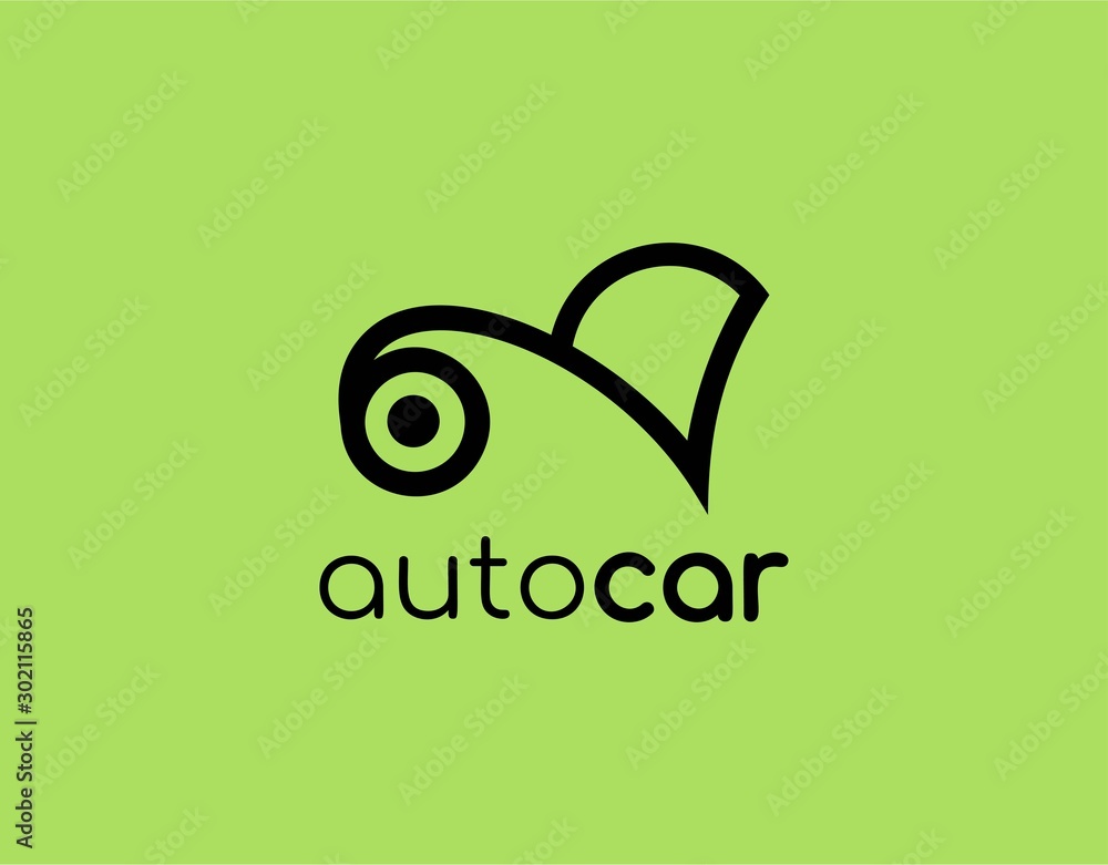 Unique and Simple Logo of Car with Modern Concept. Automotive ...