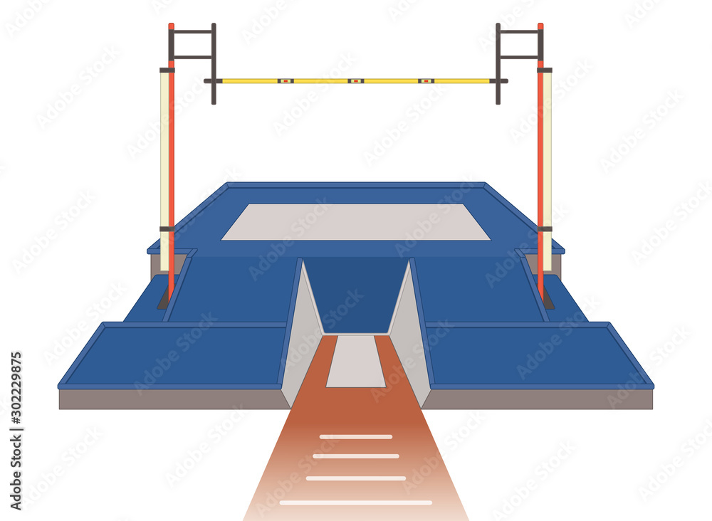 Pole Vault Pit Diagram