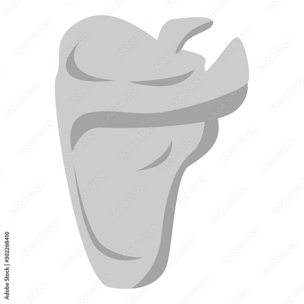 Scapula icon. Isometric of scapula vector icon for web design isolated ...