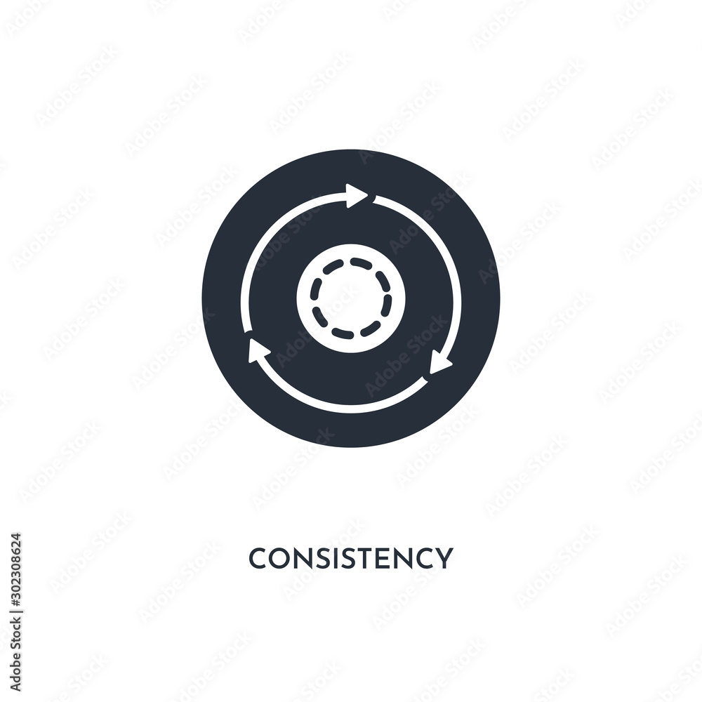 consistency icon. simple element illustration. isolated trendy filled ... consistency icon. simple element illustration. isolated trendy filled ...