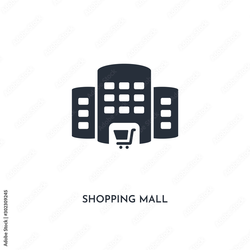 Shopping Mall Vector Logo