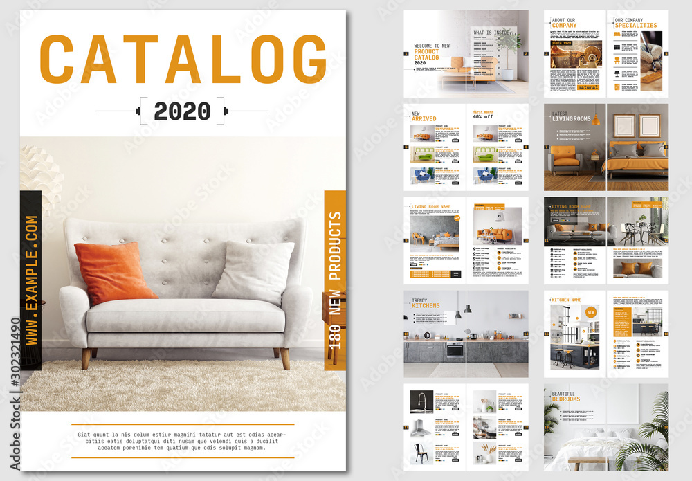 Orange Accents Design