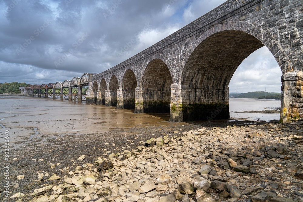 Railyway Bridge of the Tamar Valley Line over the River Tavy in ...