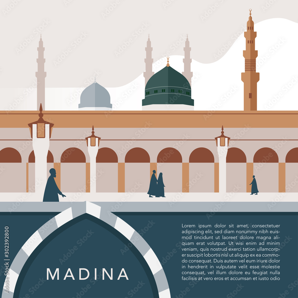 Masjid Nabawi at Madina Saudi Arabia. Important places to go when you ...