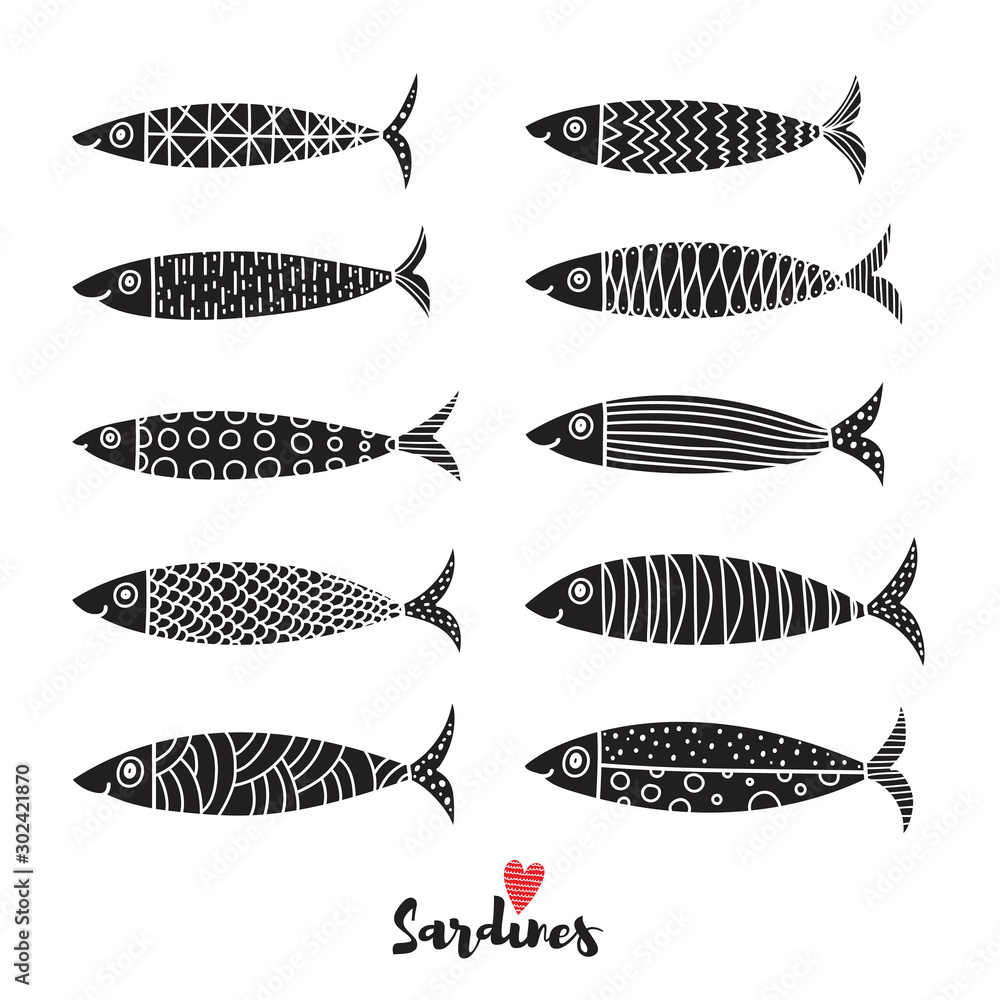 Sardine Fish Vector