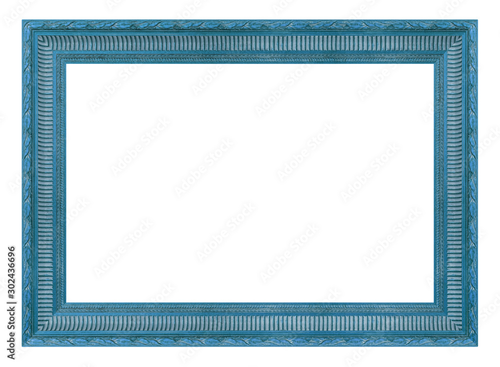 Vintage blue frame Stock Photo | Adobe Stock