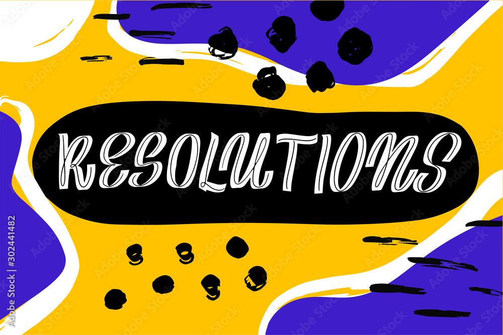 Hand drawing ink lettering vector art, modern brush calligraphy poster ...