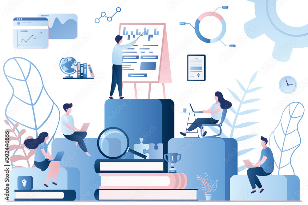 Staff Development Vector