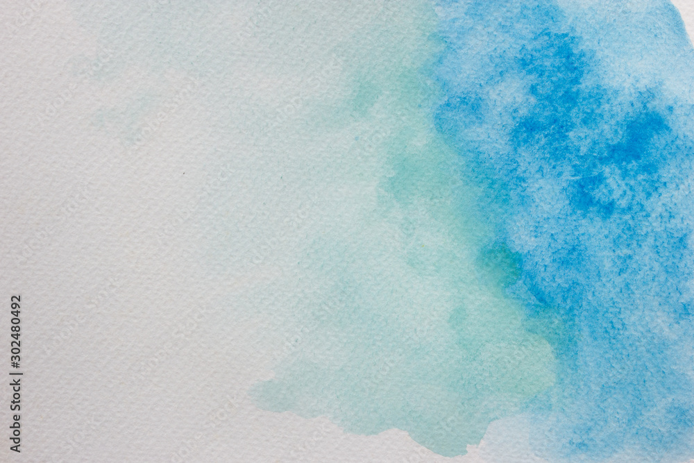 Abstract blue watercolor splash on white background. Stock Illustration ...