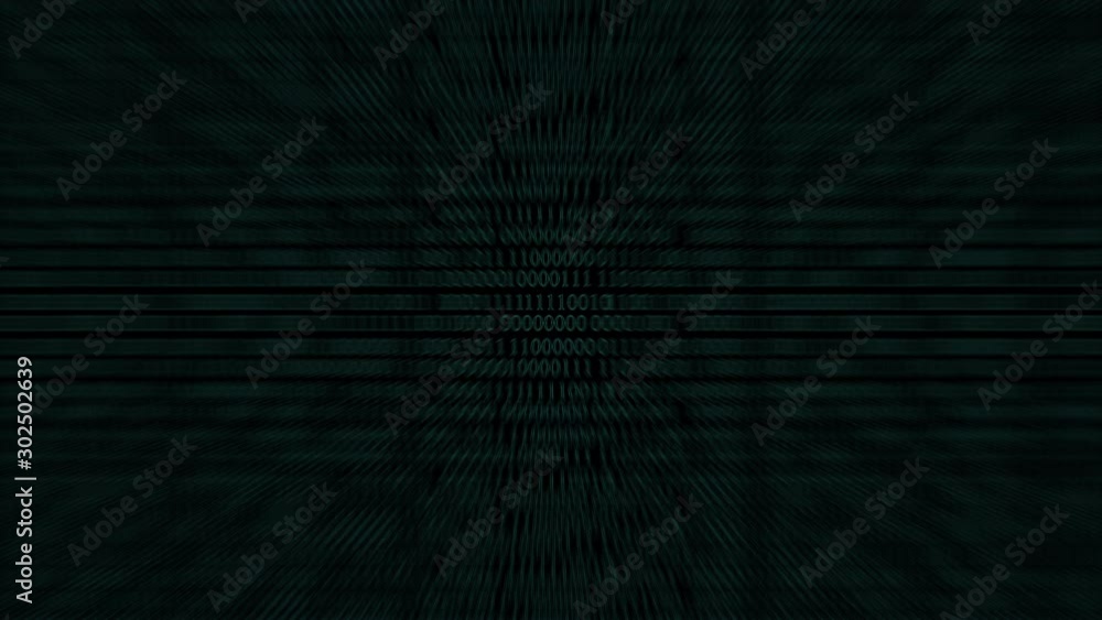 Binary Algorithm Data Code Decryption And Coding3d Rendering Of A Science Technology Binary