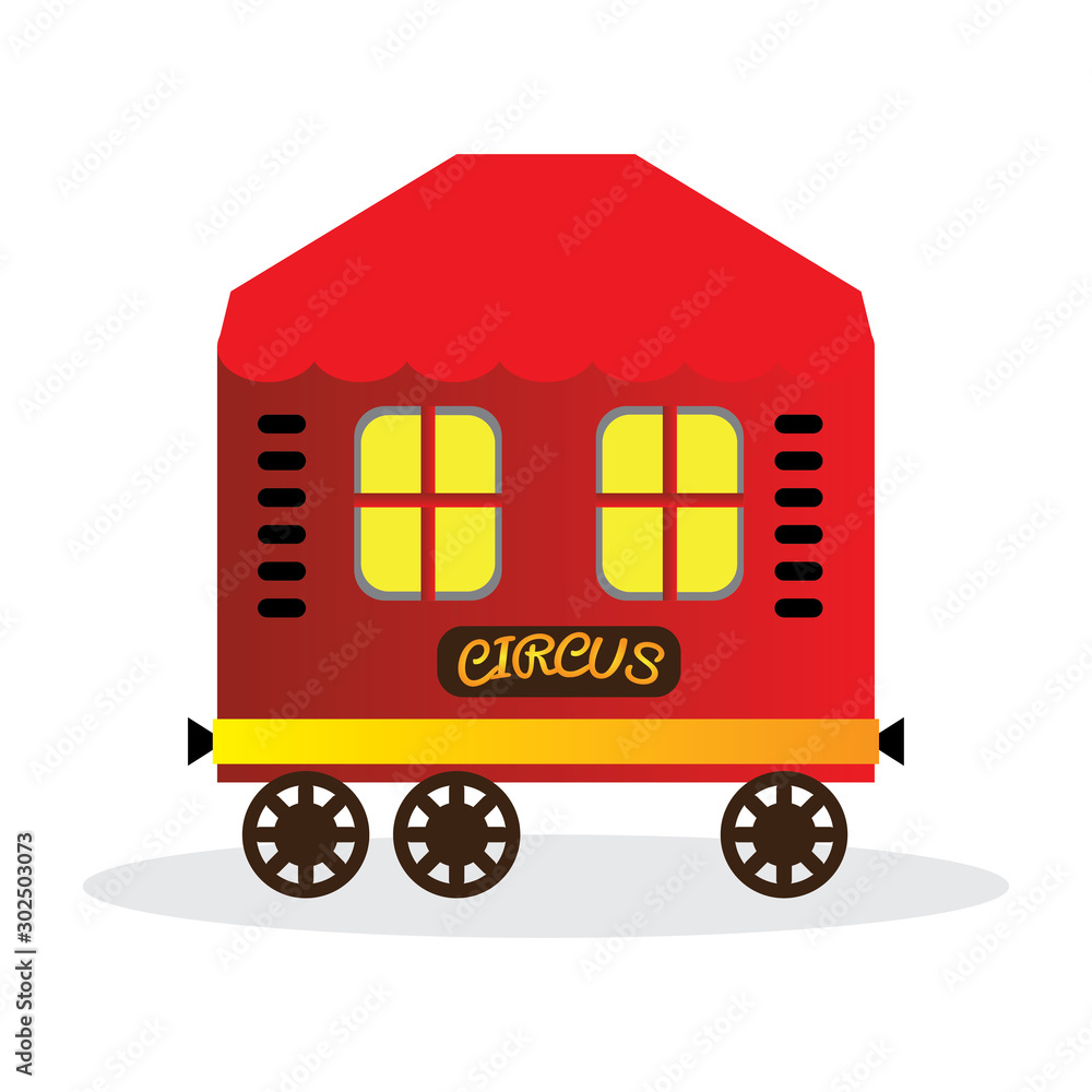 Circus Train Clip Art