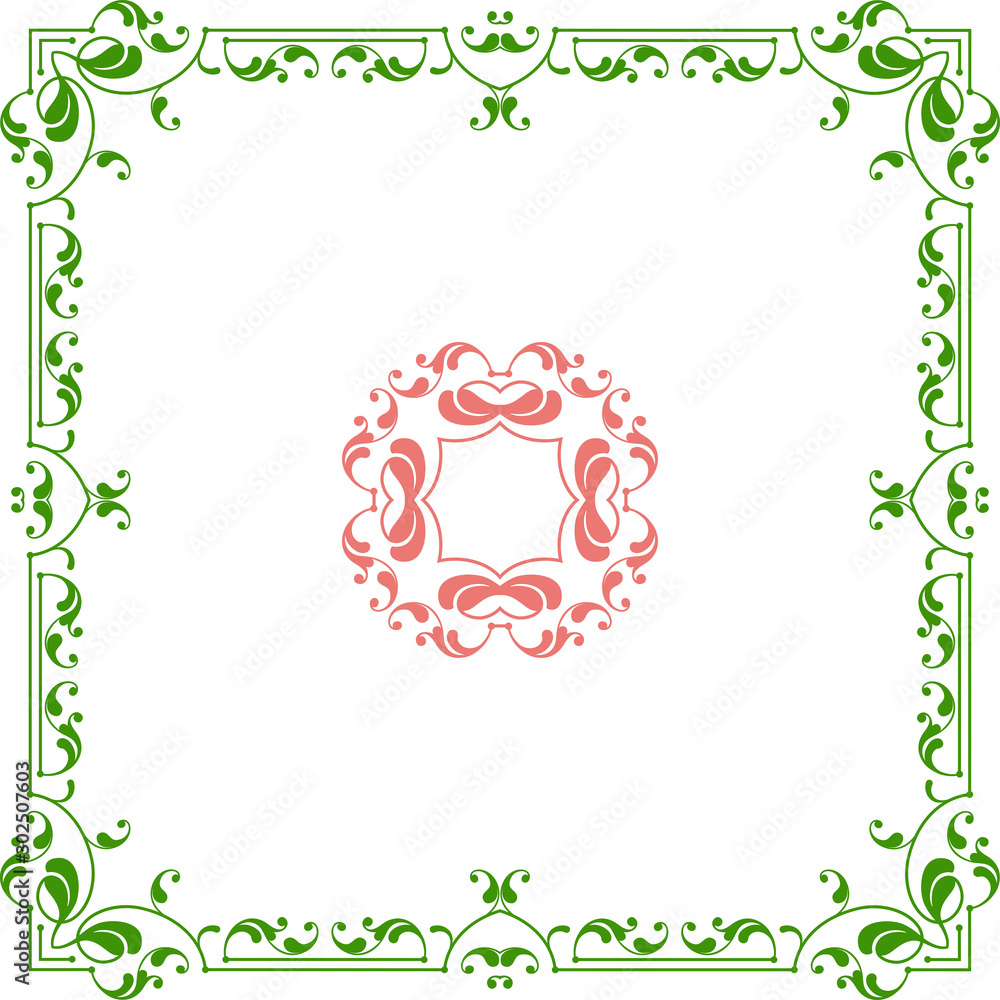 Frame Border Design Stock Vector | Adobe Stock