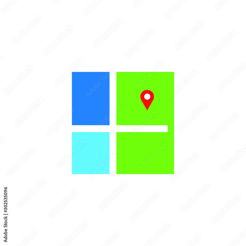 map point, signs, placeholder, maps and location, icon symbol vector ...