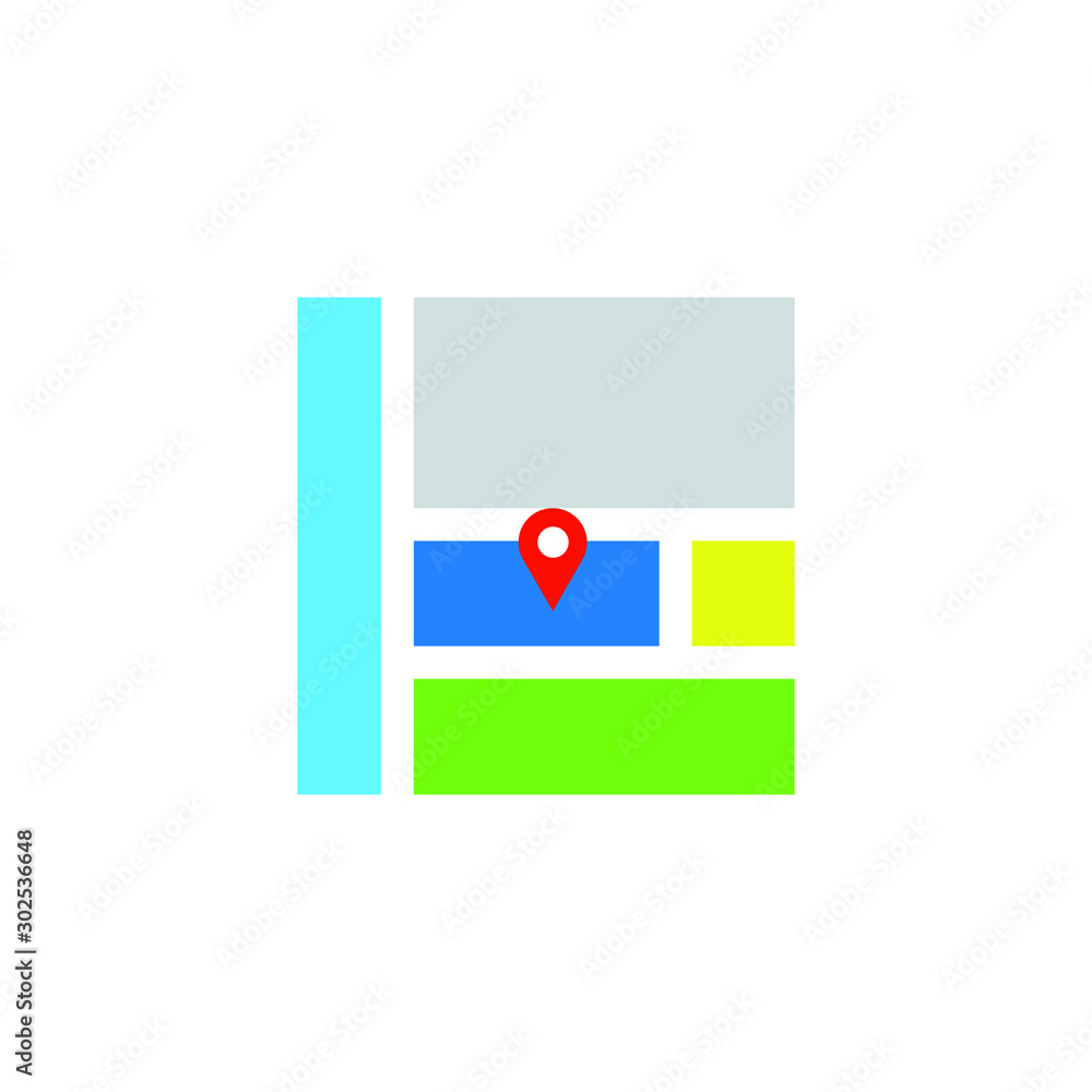 map point, signs, placeholder, maps and location, icon symbol vector ...