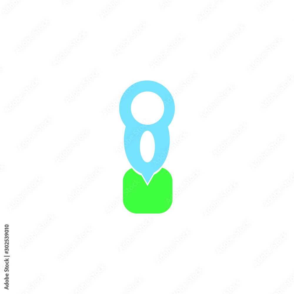 map point, signs, placeholder, maps and location, icon symbol vector ...