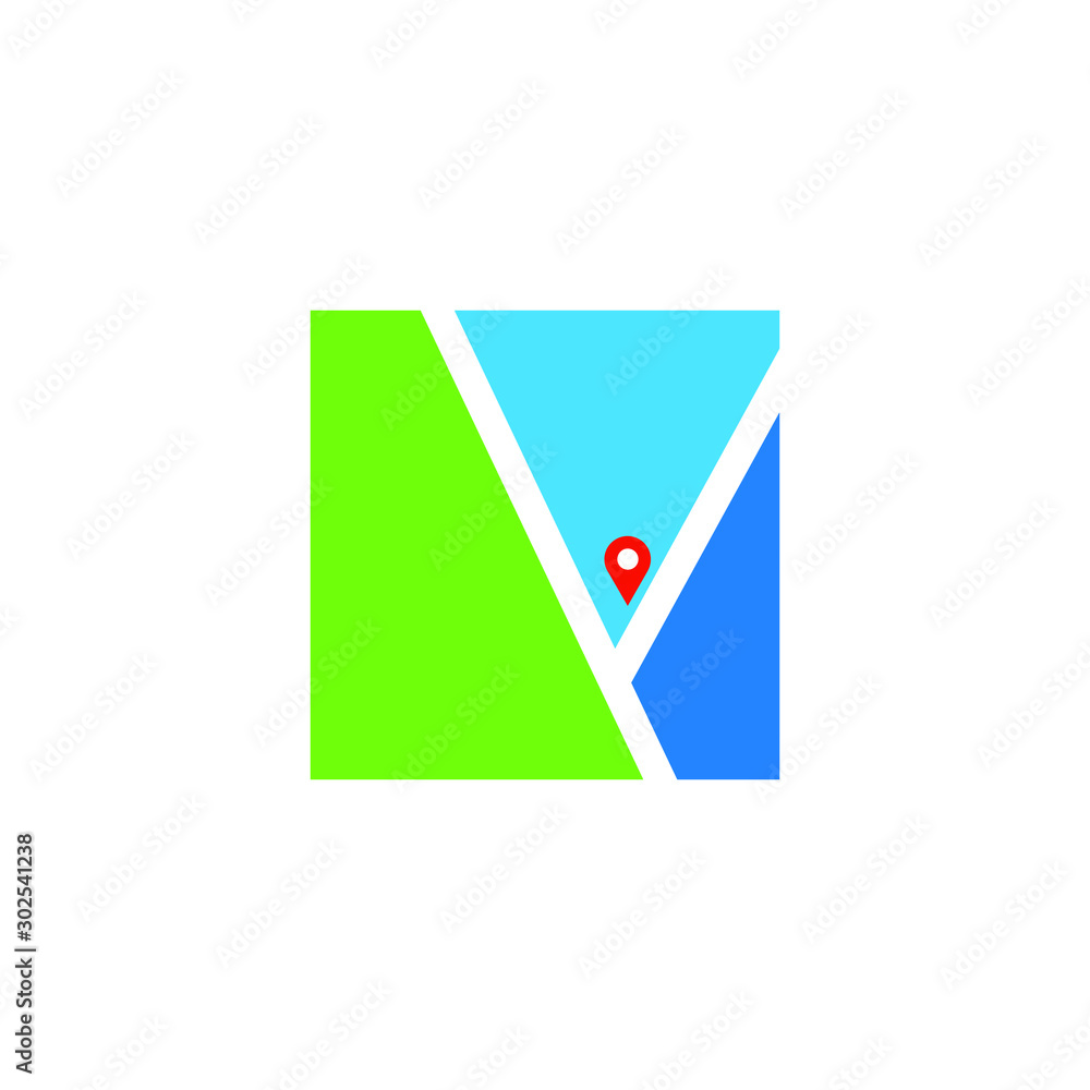map point, signs, placeholder, maps and location, icon symbol vector ...