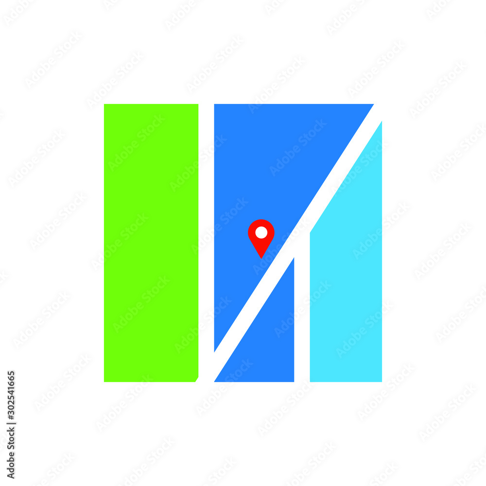 map point, signs, placeholder, maps and location, icon symbol vector ...