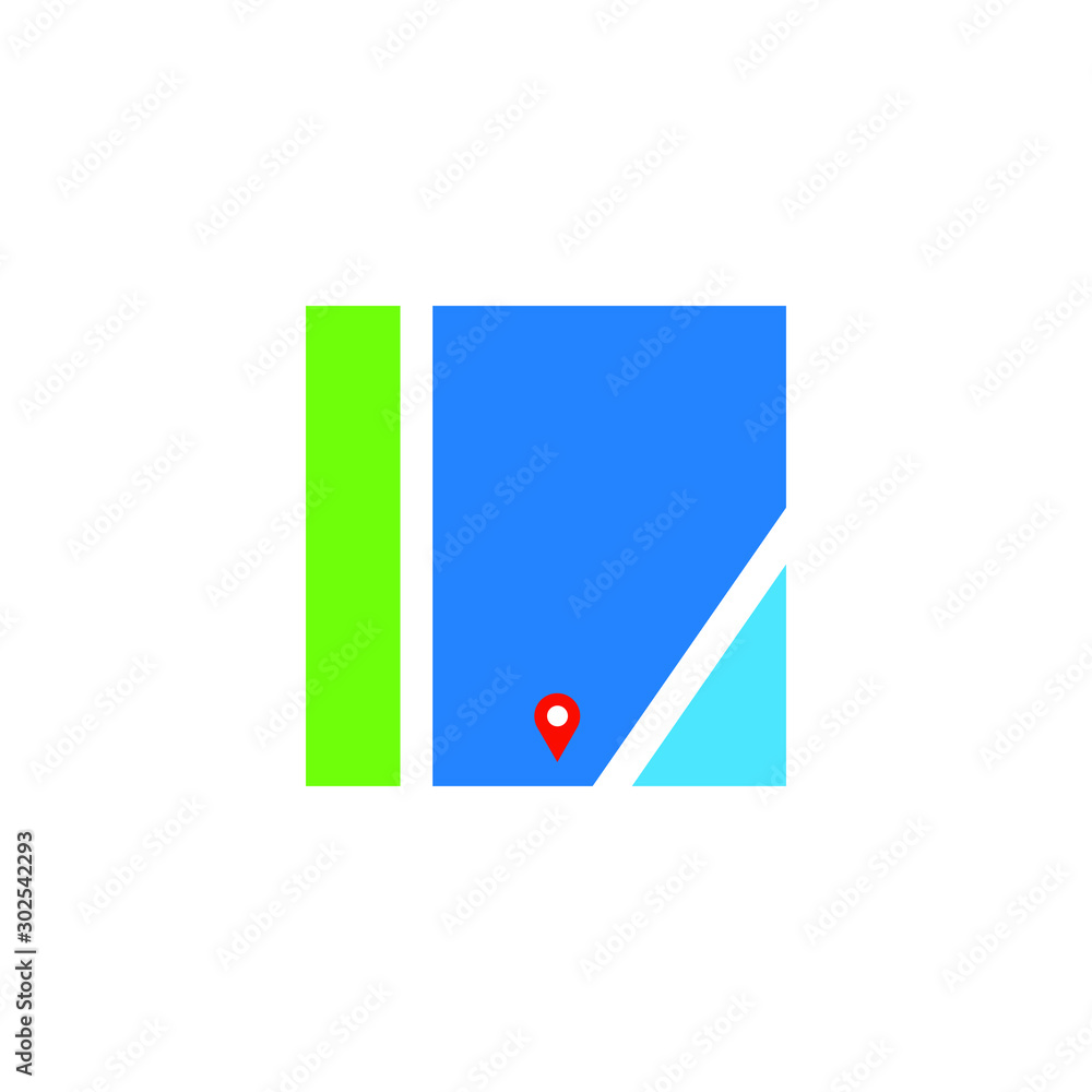 map point, signs, placeholder, maps and location, icon symbol vector ...